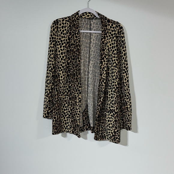 Dex | Jackets & Coats | Dex X Leopard Print Blazer With Pockets | Poshmark